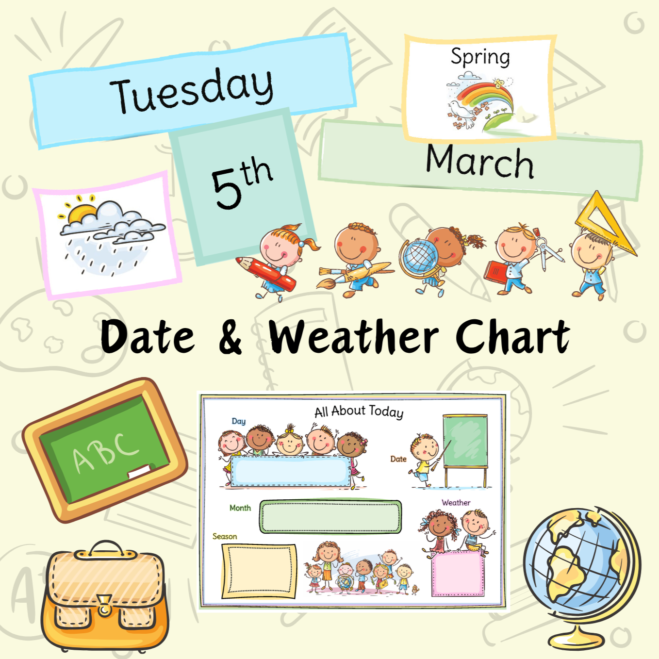 Date and Weather Chart – In a Nutshell Education