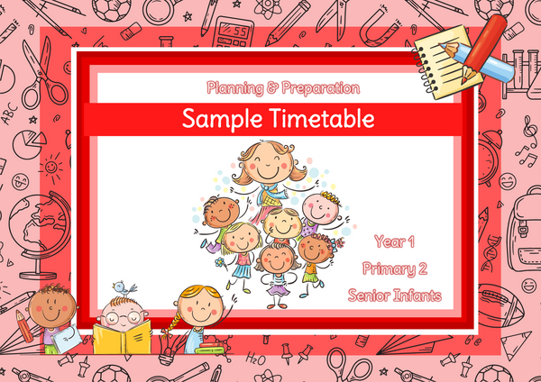 FREE Sample Timetable – In a Nutshell Education