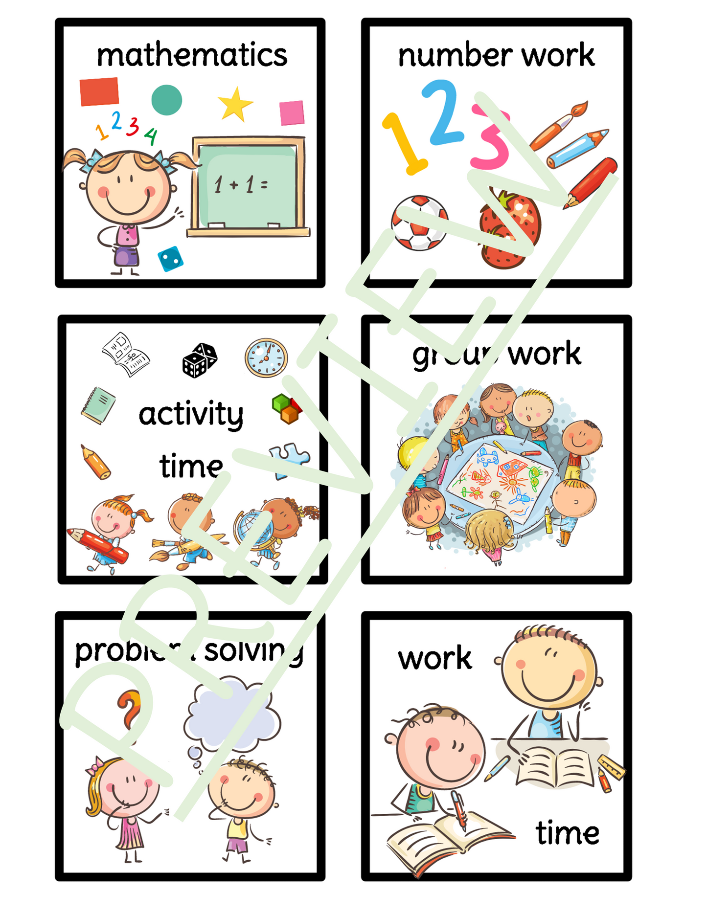 Visual Timetable – In a Nutshell Education