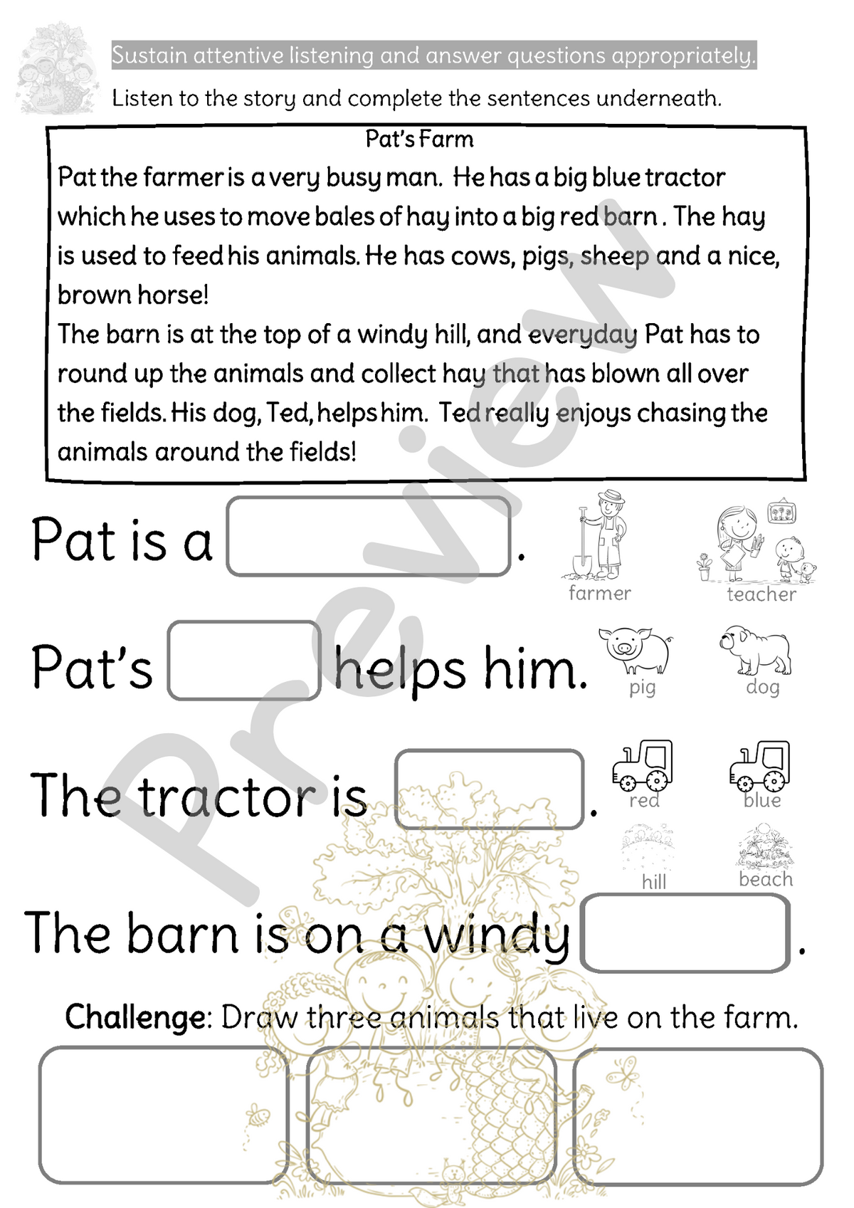 Level 1 - Beginning Comprehensions 🎁 – In a Nutshell Education